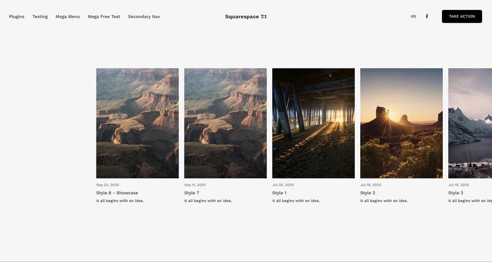 Sliding Image Banner Plugin for Squarespace | Will Myers | Squarespace ...