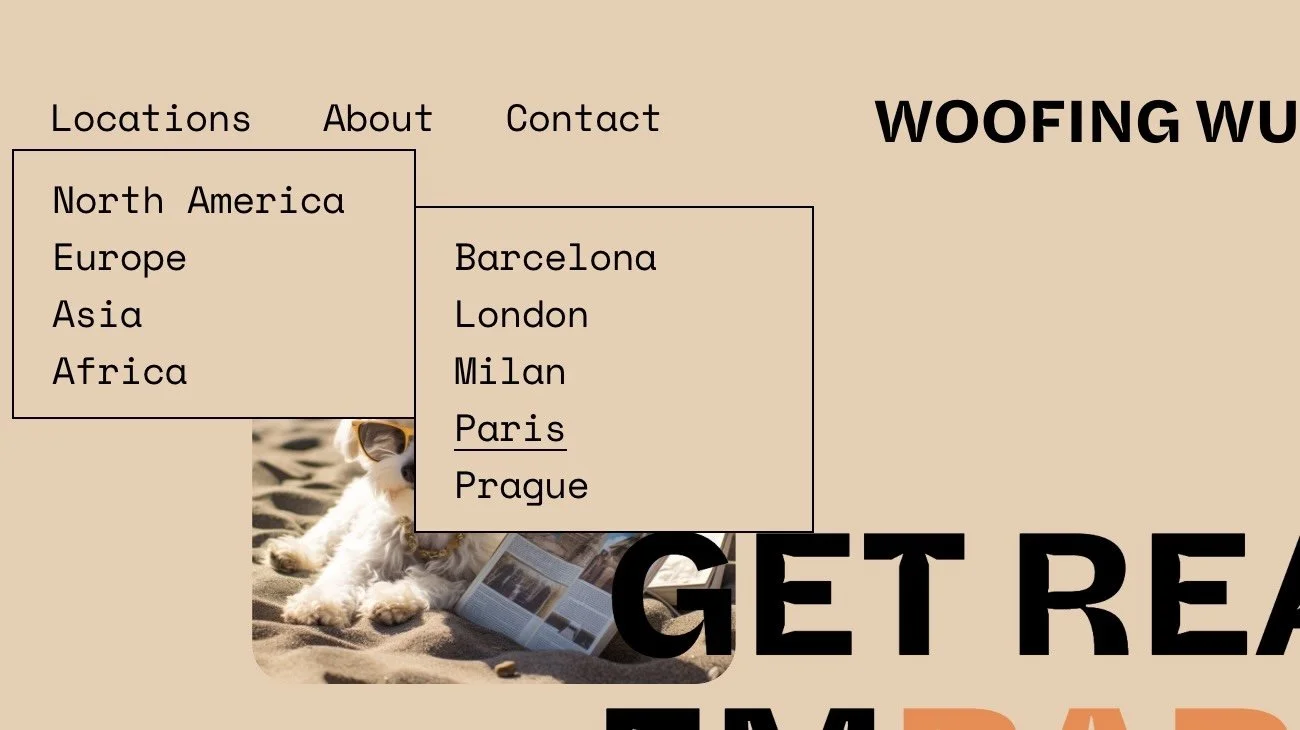 Can I add a dropdown menu to an existing navigation page? - Pages & Content - Squarespace Forum