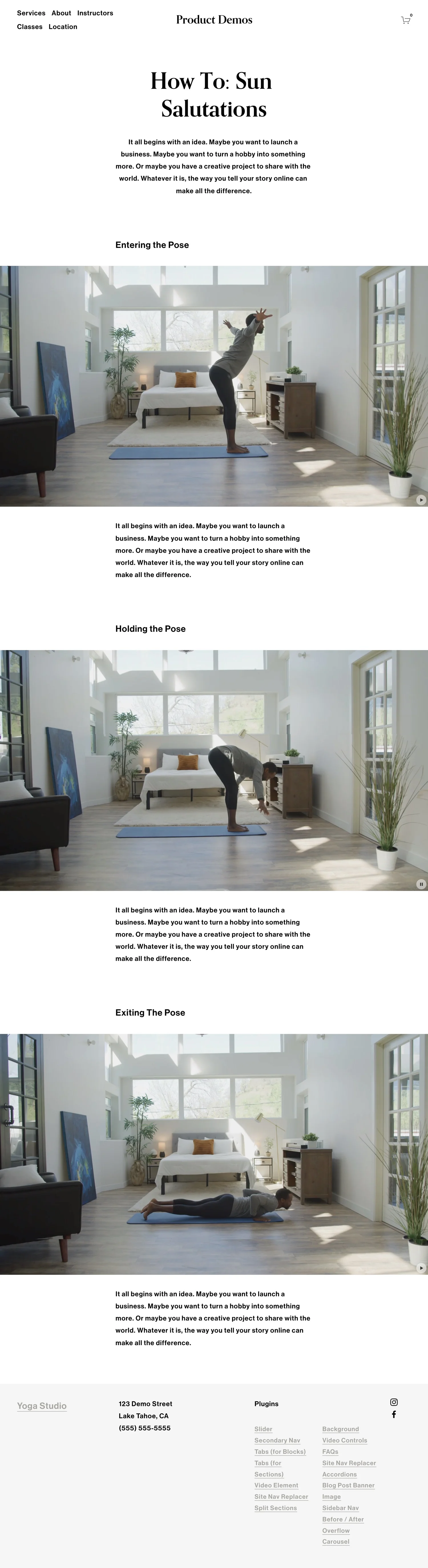 Full Width Image & Video Blocks in Squarespace | Will Myers | Squarespace Plugins