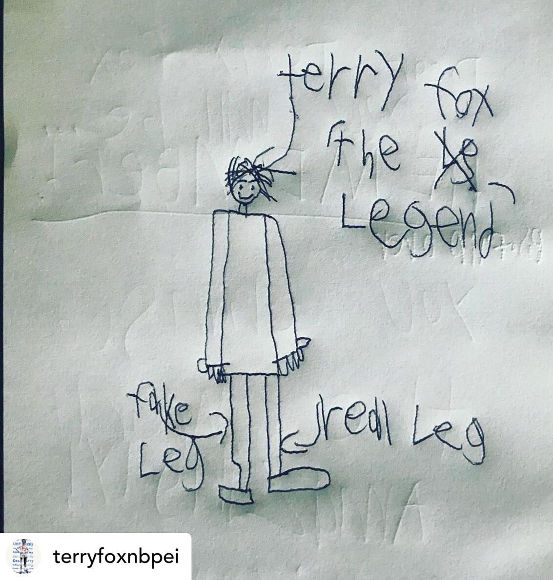 Terry Fox Leg