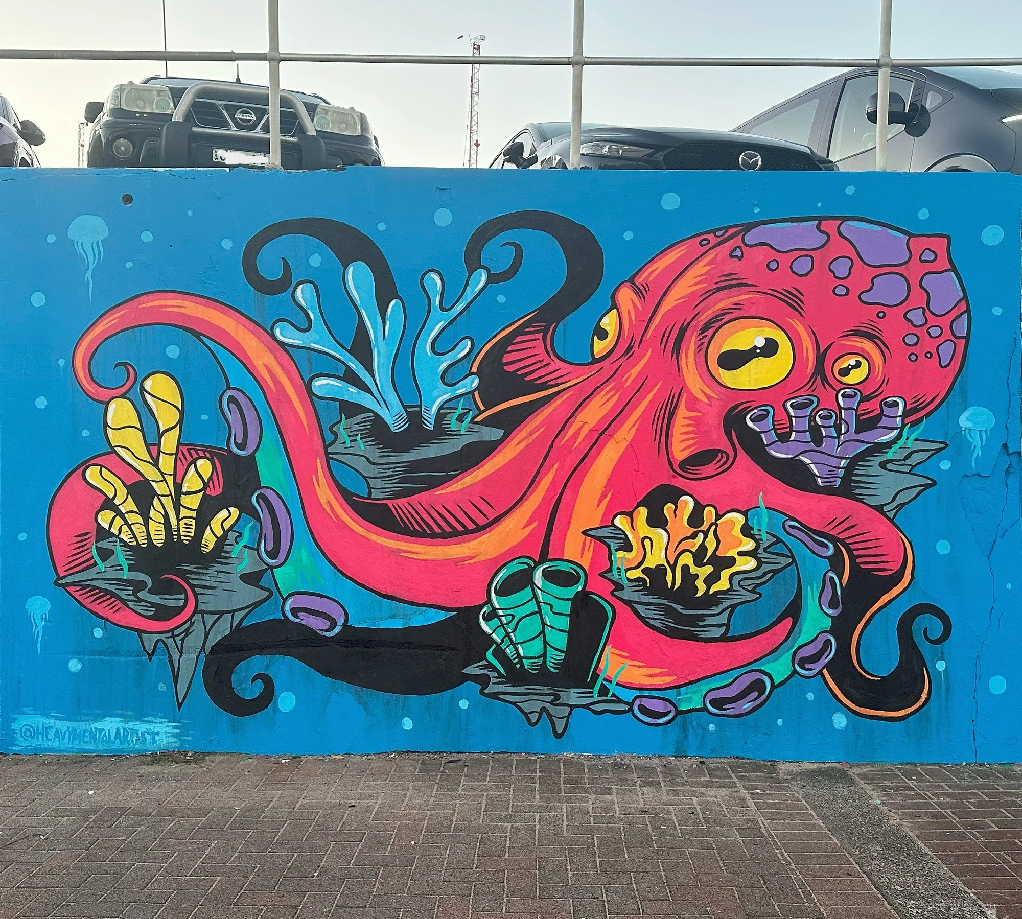 Bondi Beach Graffiti Wall Mural — Heavy Mental Art