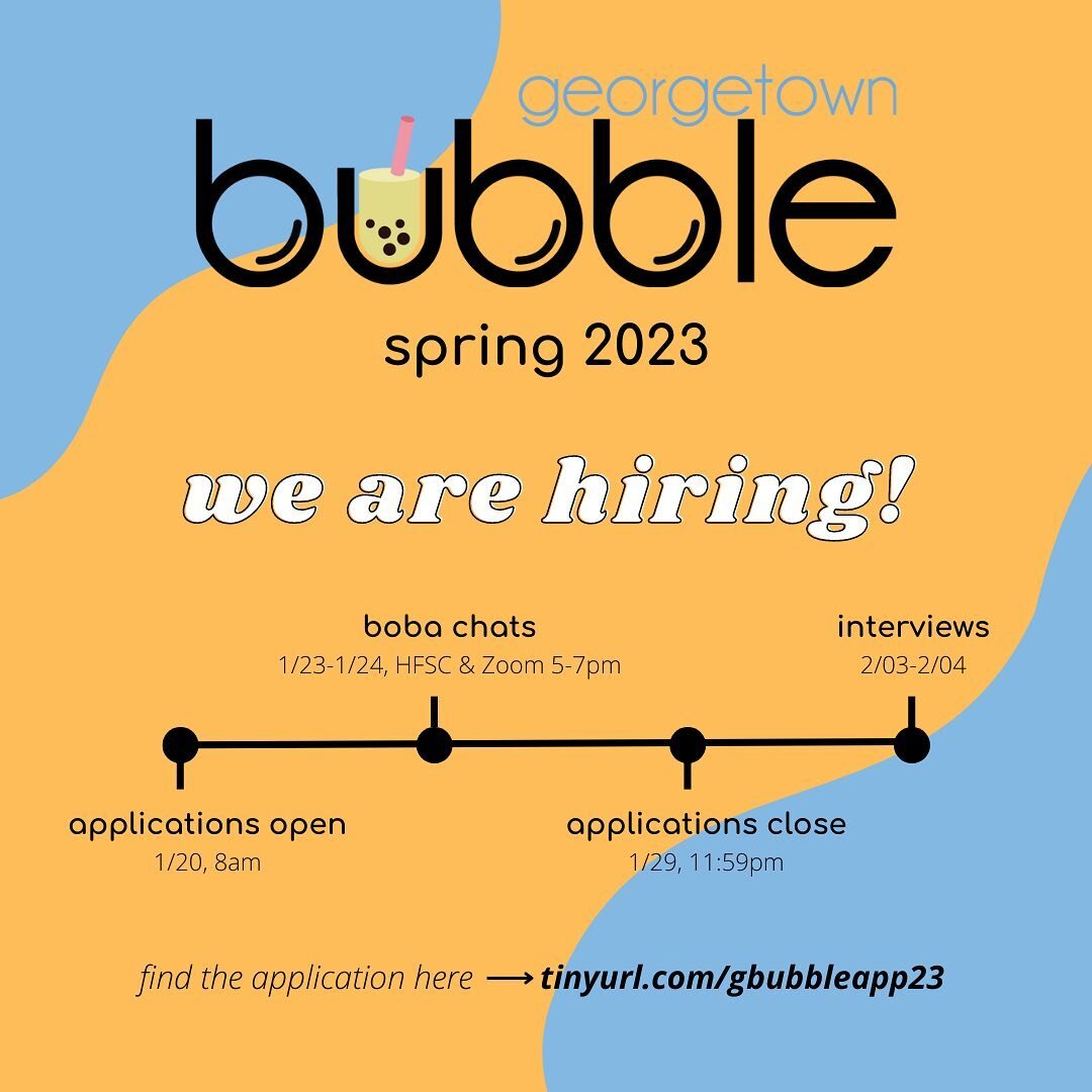 press — Georgetown Bubble