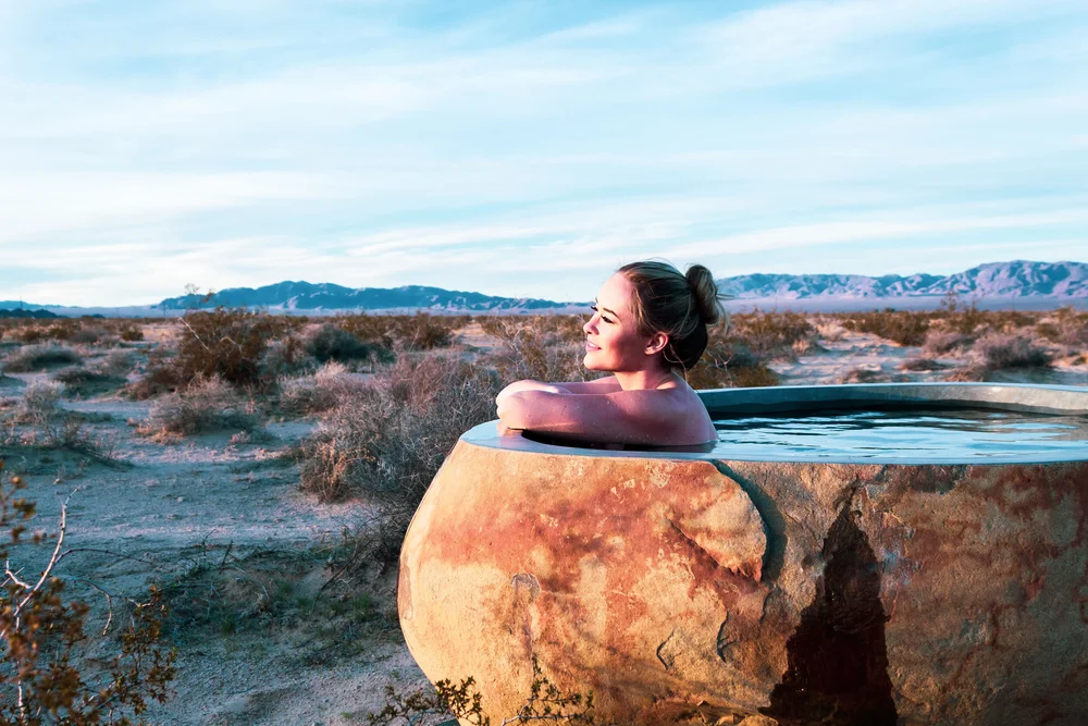 Day Soaking — Wonder Valley Hot Springs