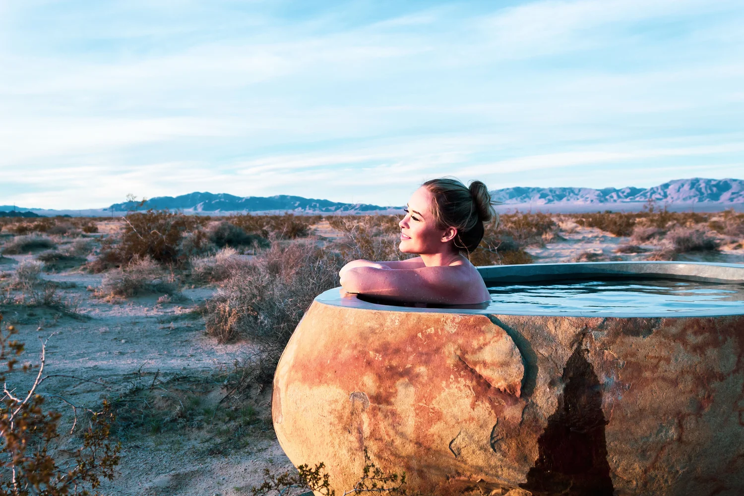 Day Soaking — Wonder Valley Hot Springs