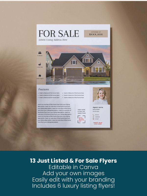 Luxury Listing Flyers - Bundle of Templates! — IDEAS FOR REAL ESTATE