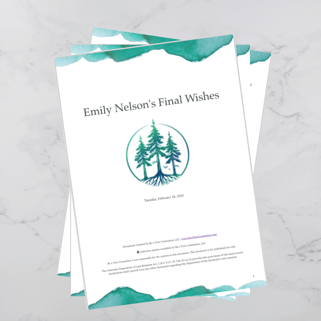 Talking to Your Loved Ones About Your Final Wishes — Be a Tree Cremation