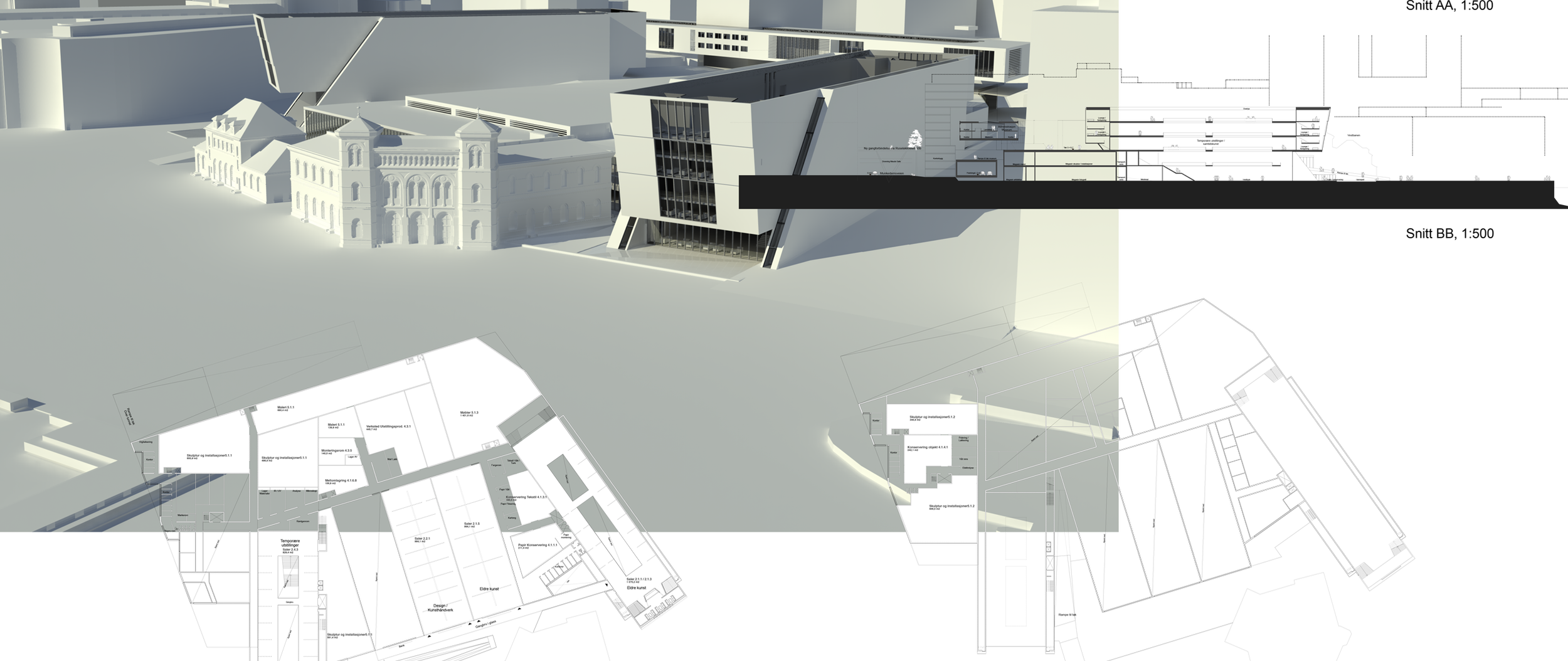 Nasjonalmuseet - Competition — Lium Sølvberg arkitekter