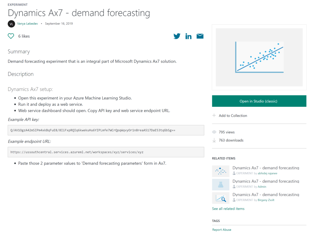 Dynamics 365 FinOps Demand Forecasting with Azure Machine Learning ... Dynamics 365 FinOps Demand Forecasting with Azure Machine Learning ...