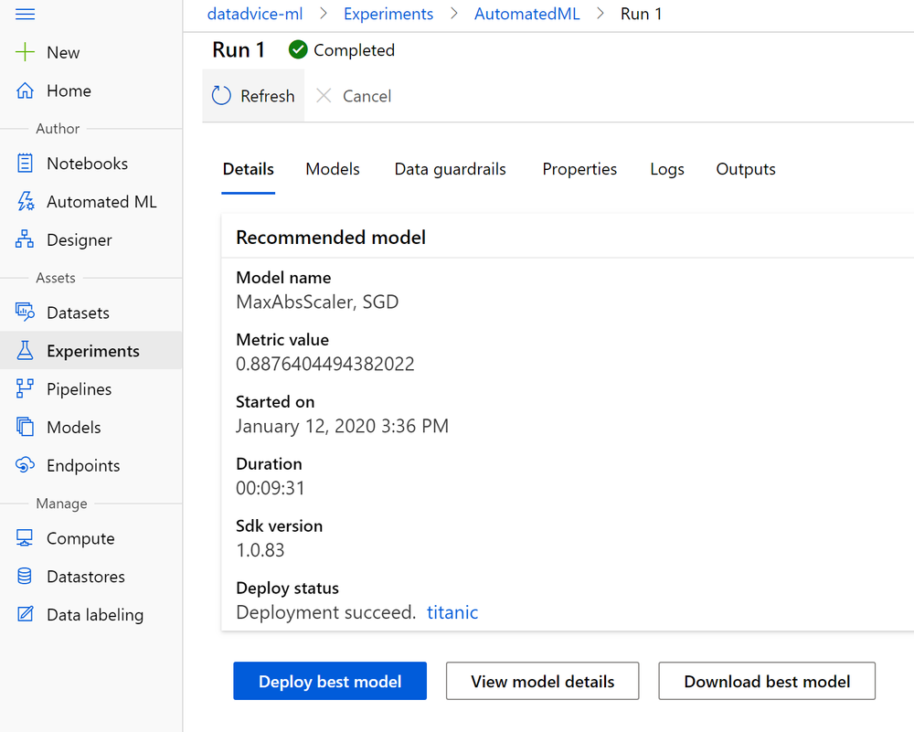 Azure Automated ML — PowerAzure365