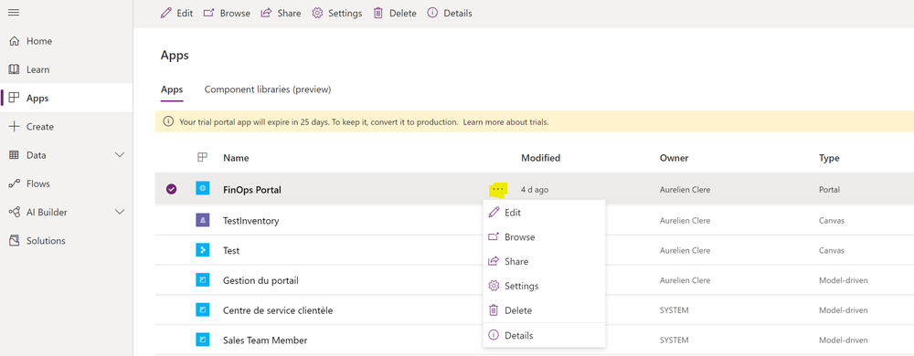 PowerApps Portal with Dynamics 365 Finance and Operations — PowerAzure365