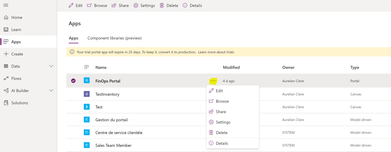 PowerApps Portal with Dynamics 365 Finance and Operations — PowerAzure365