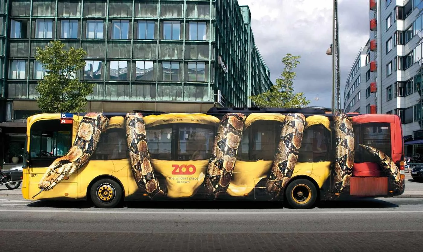 6 Great Creative Bus Advertising Examples > One Day Agency