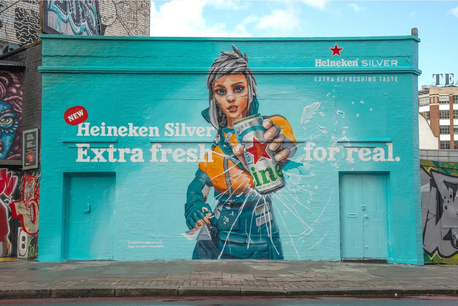 Wall Mural Advertising Agency > Out Of Home Mural Advertising - One Day