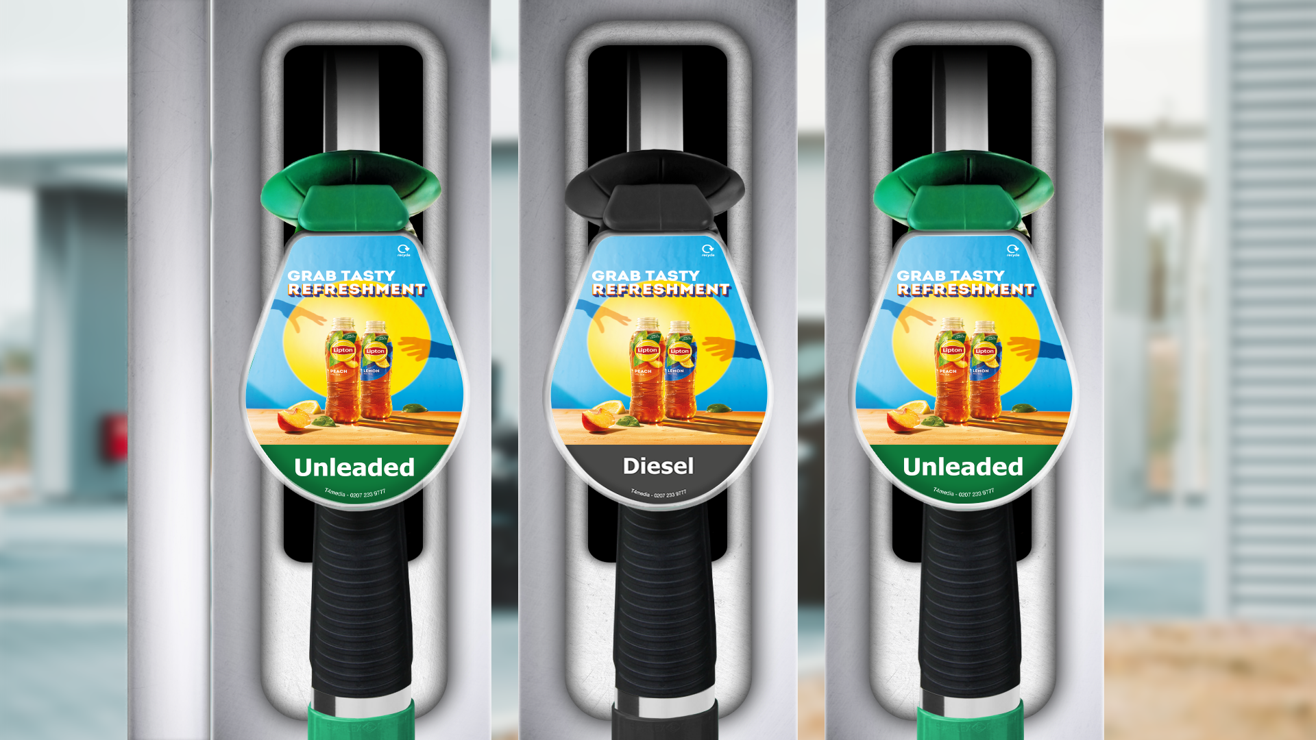 Petrol Pump Advertising > Ad Nozzle Advertising. - One Day