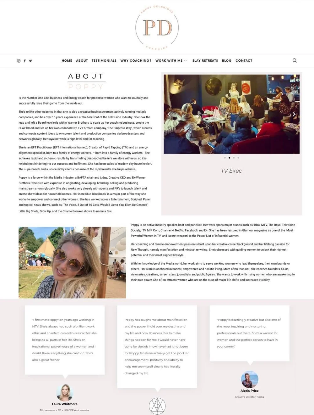 Poppy Delbridge, Coach & Rapid Tapping Founder — Elizabeth Ellery ...