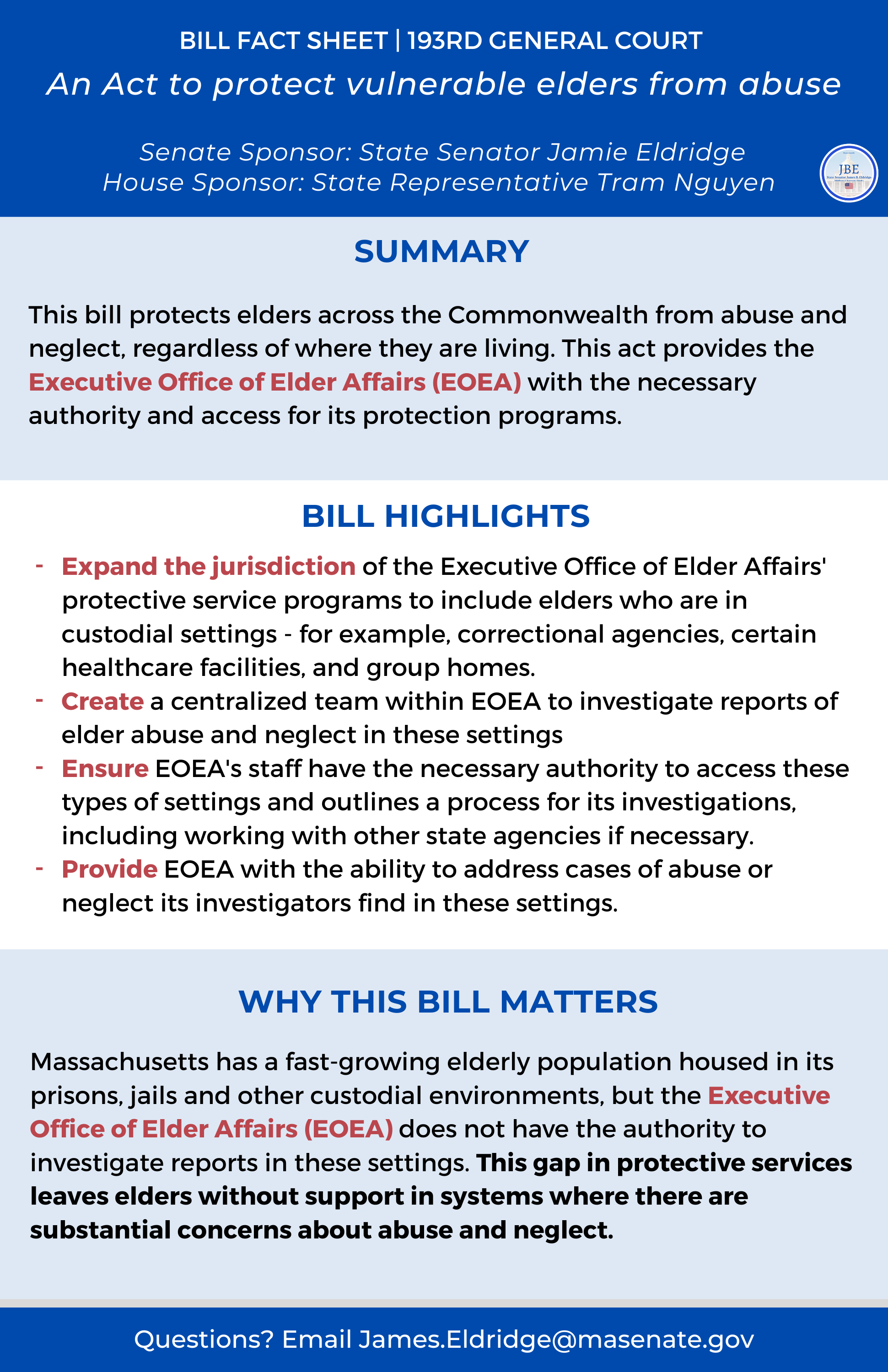 S. 366 — State Senator Jamie Eldridge