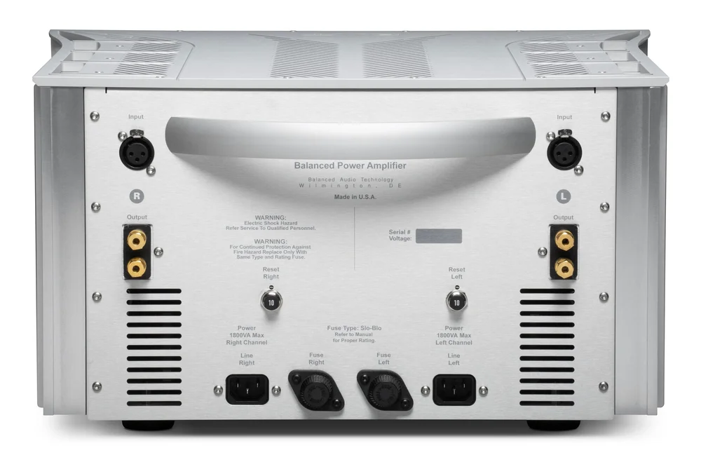 REX 500 Power Amplifier — Balanced Audio Technology