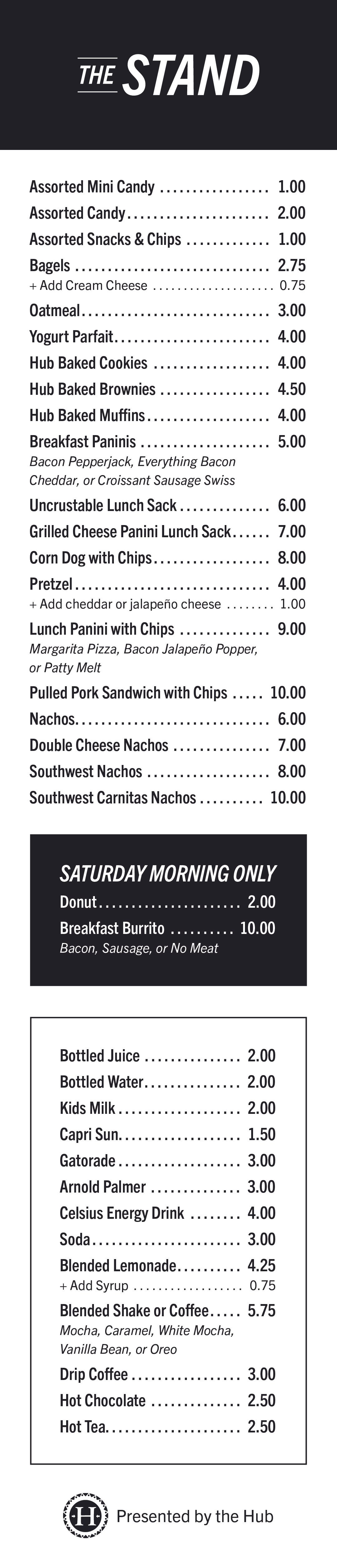 thestand-menu — The Grove Community Church | Riverside, CA