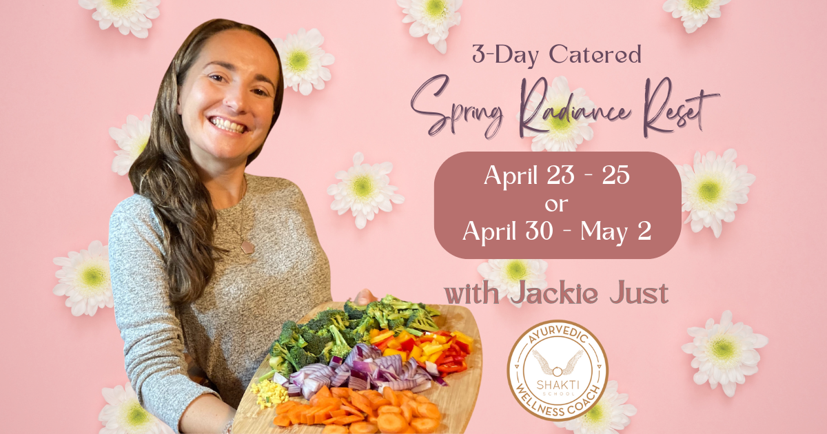 Spring Radiance Reset: cold pressed juice + Ayurvedic whole foods reset ...