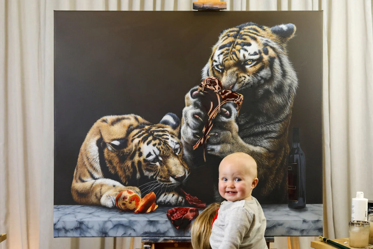 Australian Based Realistic Acrylic Wildlife Artist Carla Grace - Art ...