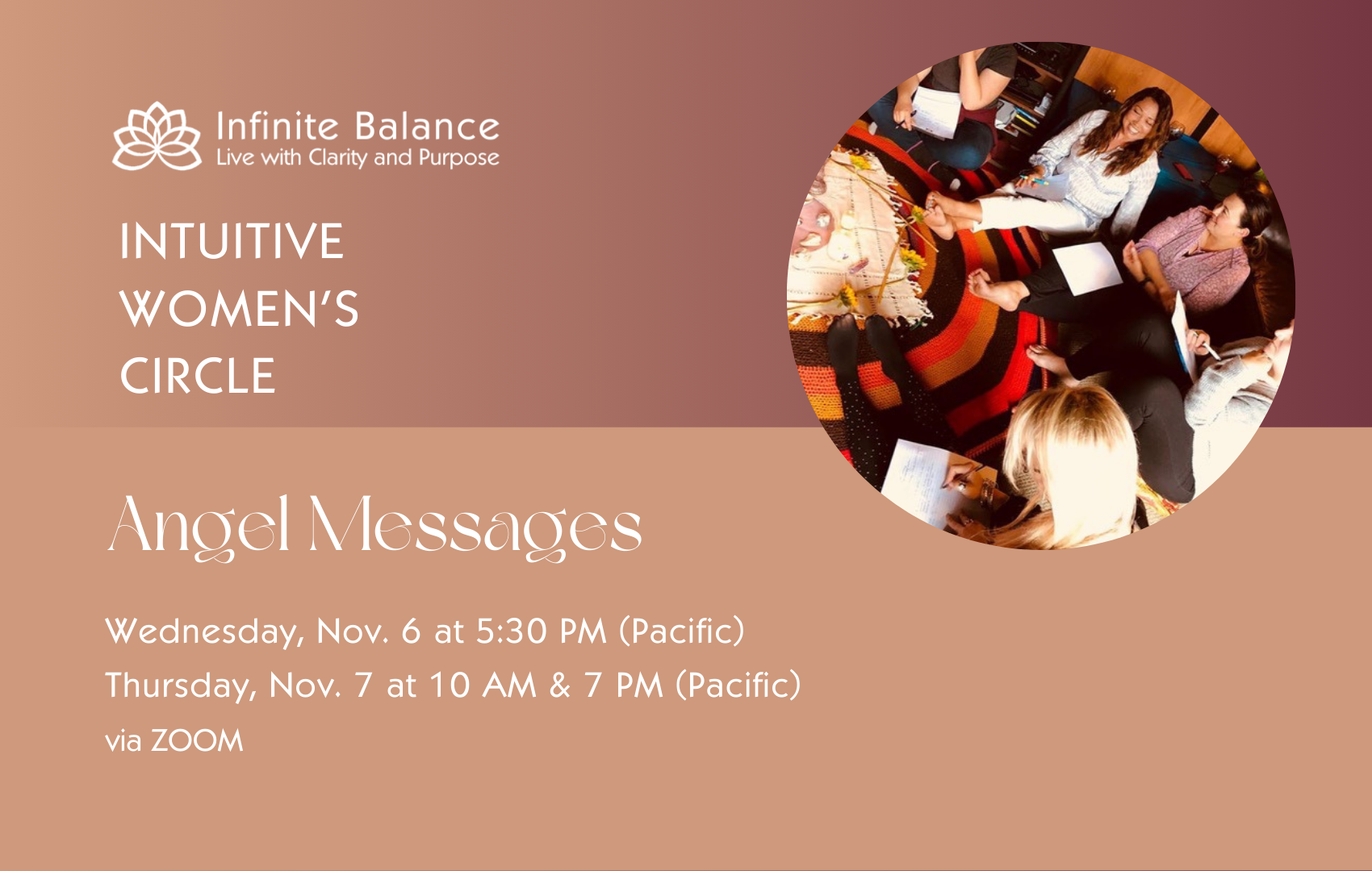 Infinite Balance Events and Workshops — Infinite Balance