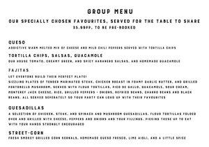 GROUP MENUS | Reserve Your Group Meal Today — D GRANDE