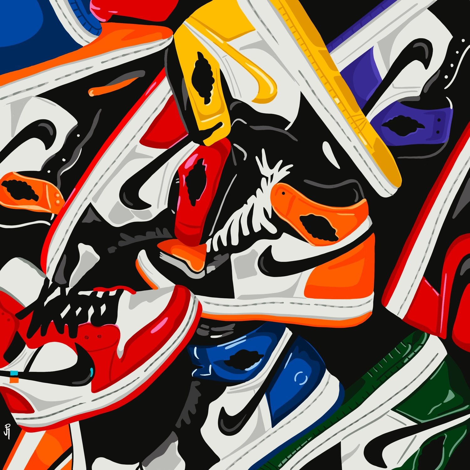 All Michael Jordan Shoes Collage
