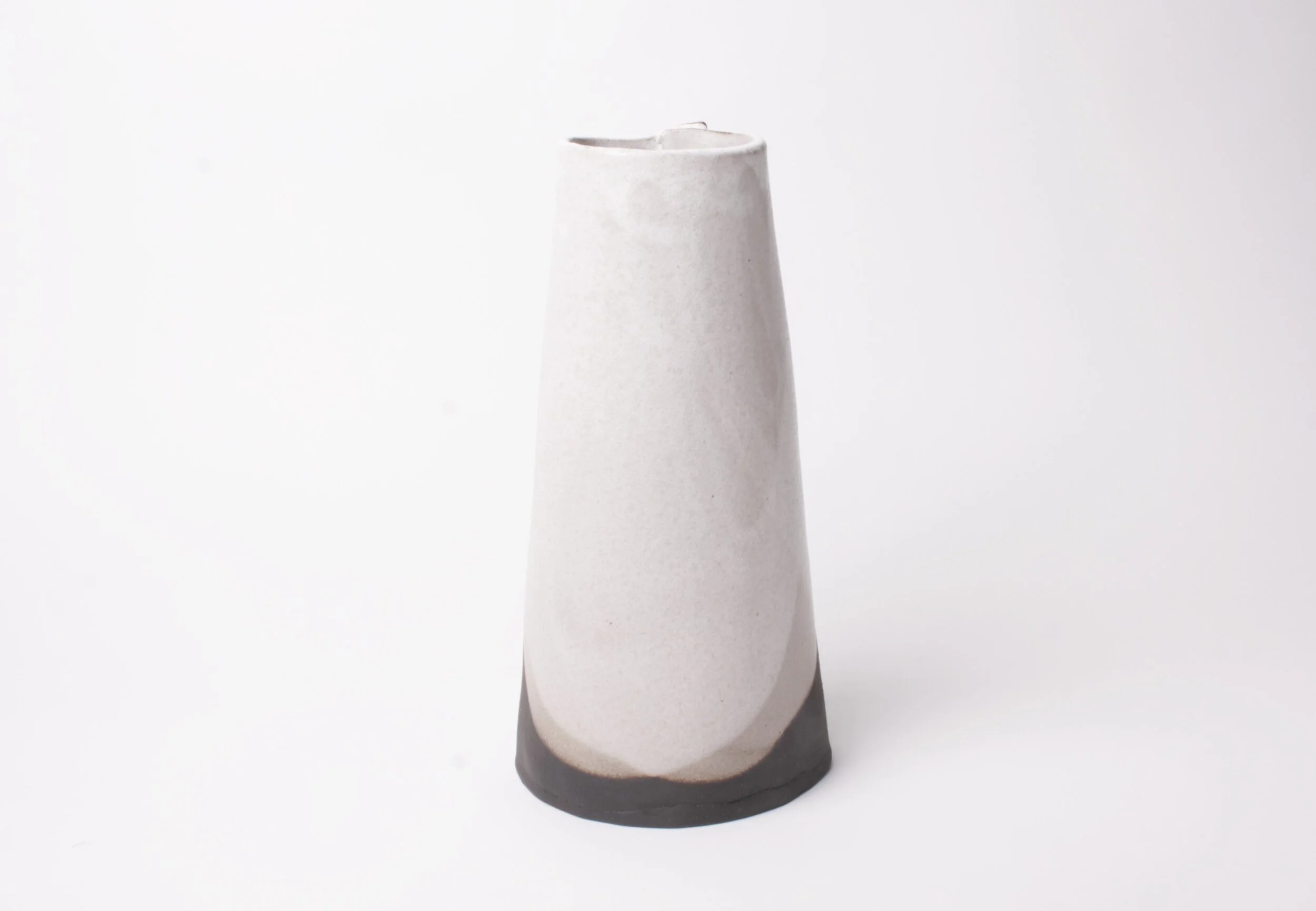 Black and White Ceramic Vase- Tagliaferro Ceramics — Tagliaferro