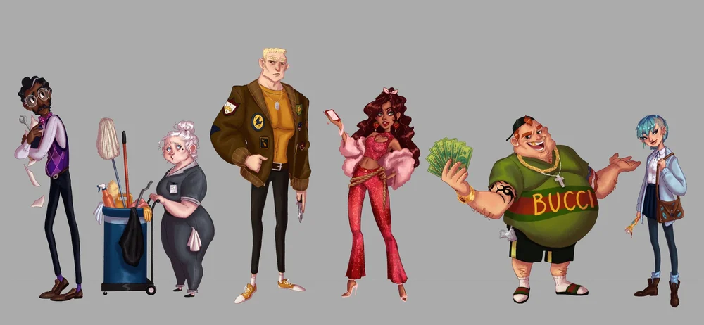 Clue Character Redesign — Ashley Rivardo