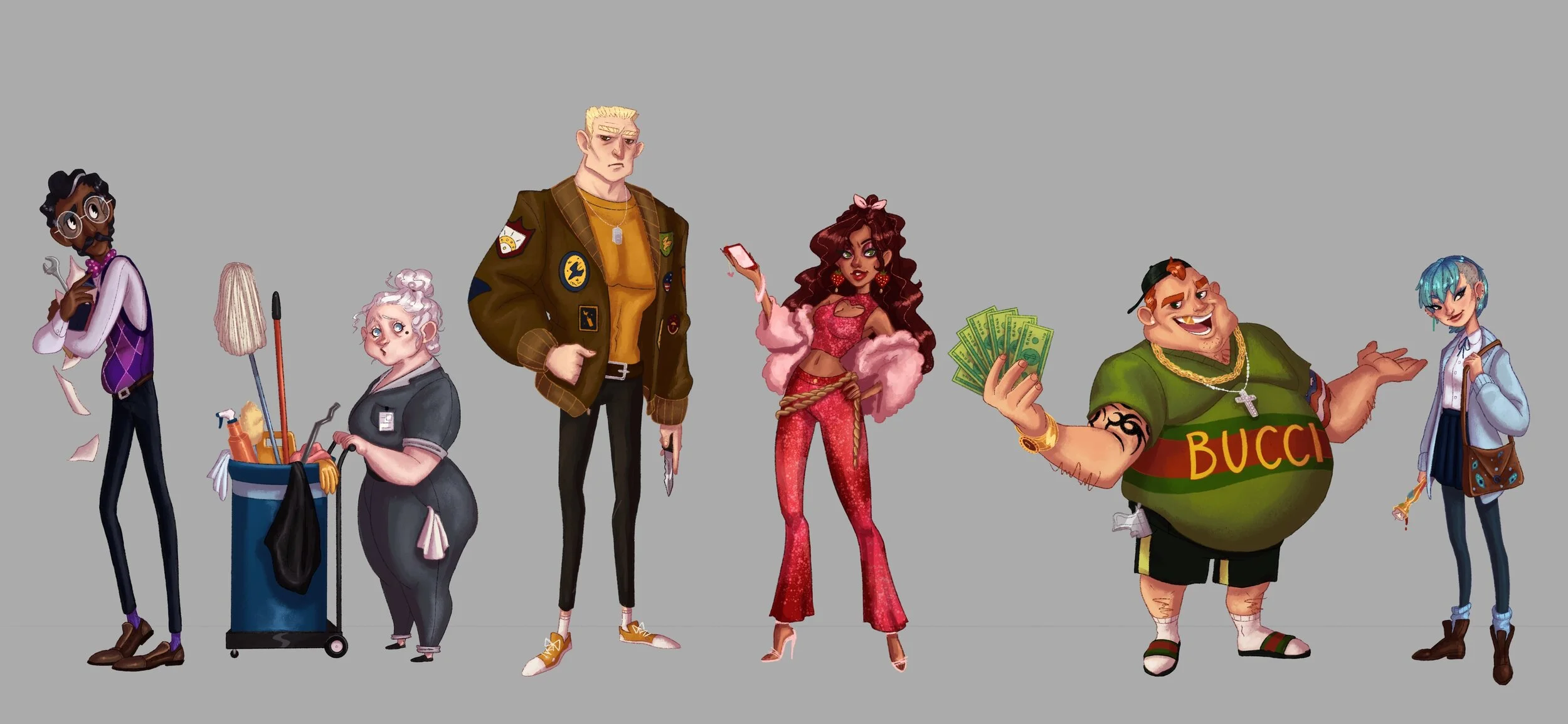 Clue Character Redesign — Ashley Rivardo