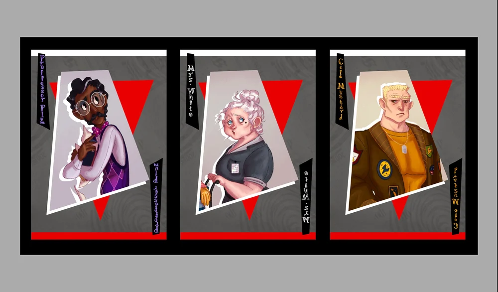 Clue Character Redesign — Ashley Rivardo