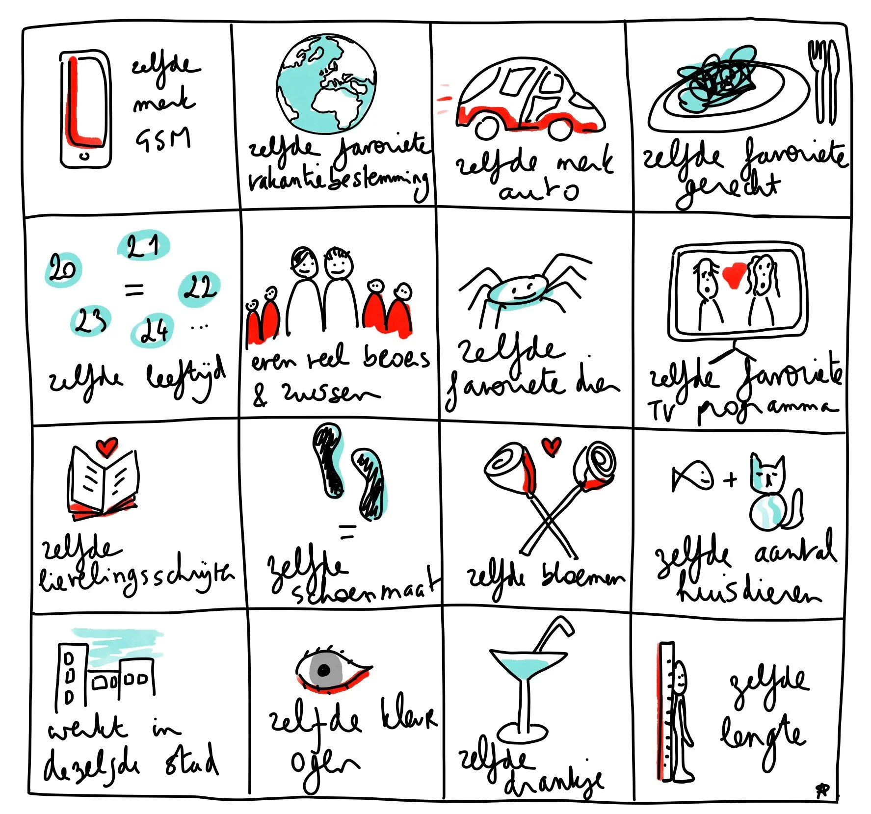 Kennismakingsbingo — We Wow You