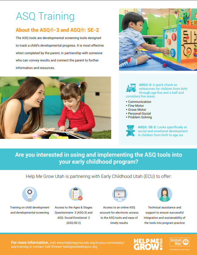 Free ASQ (Developmental Screening Tool) Training On March 19 — Early ...