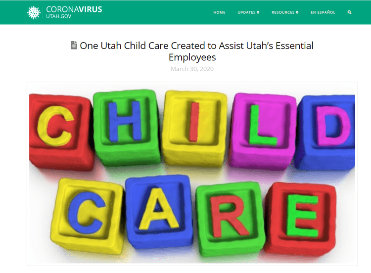 One Utah Child Care - Park City Community Foundation