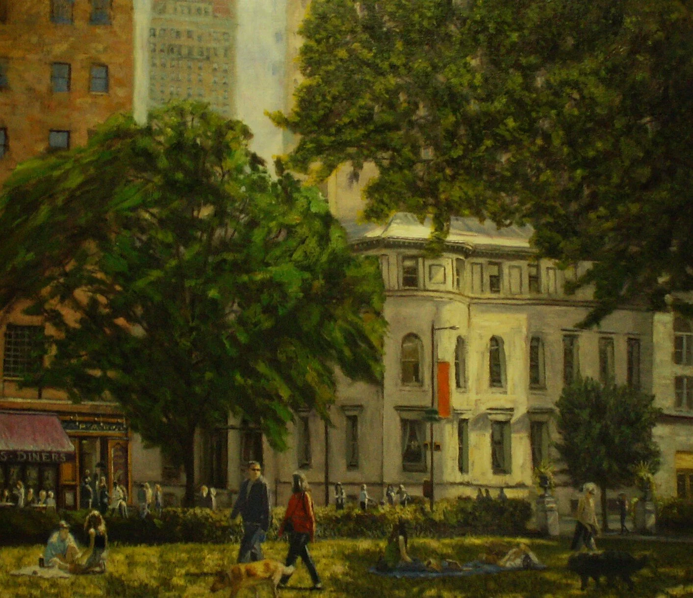 RITTENHOUSE SQUARE — MARK CAMPANA OIL PAINTER