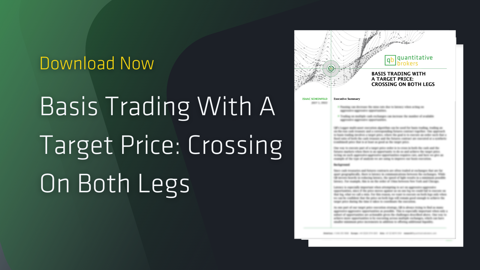 QB Research - Quantitative Research | Robert Almgren | Implicit Trading Cost Reduction ...