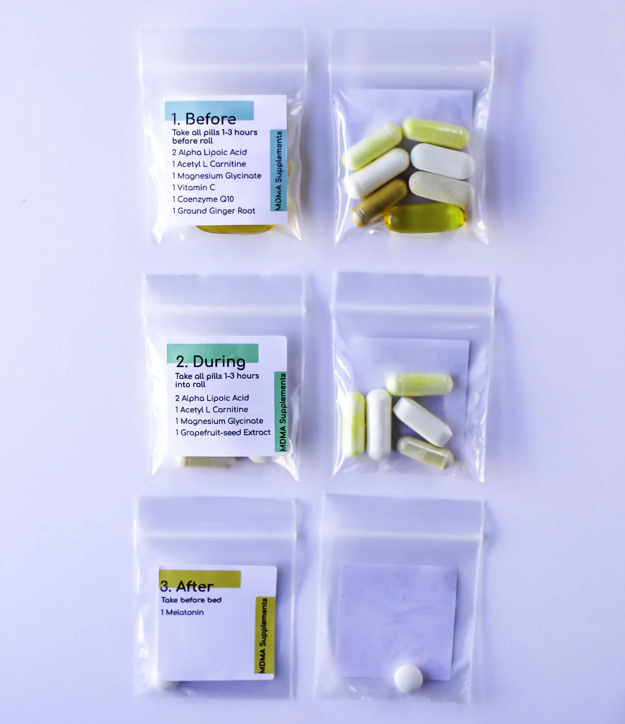 MDMA / Molly Supplement Kits