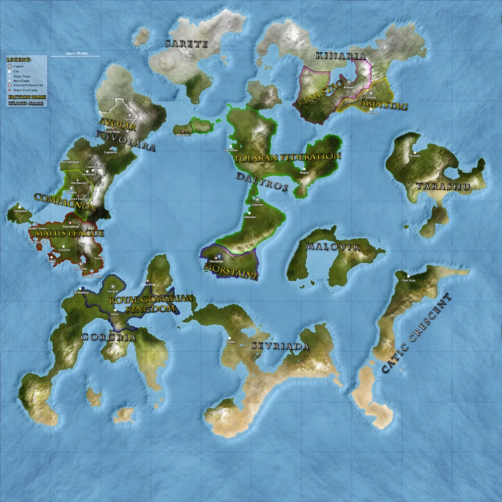 Demon's Throne Maps — K.D. Robertson, Author