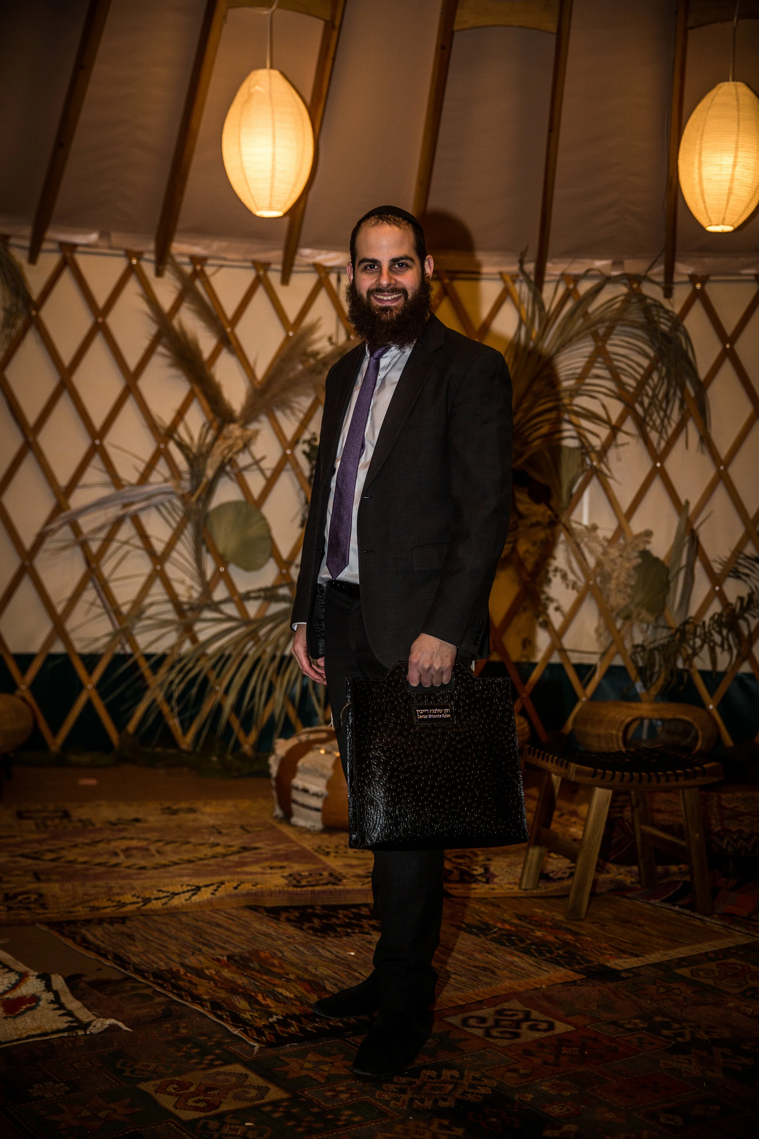 Leather Chazzan Bag And Folder — Jplacing - Talent Agency