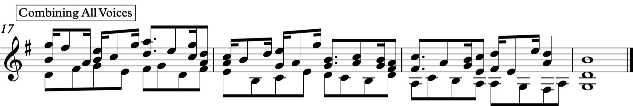 Connecting Harmonies with Melodic Lines — Classical Guitar Tones