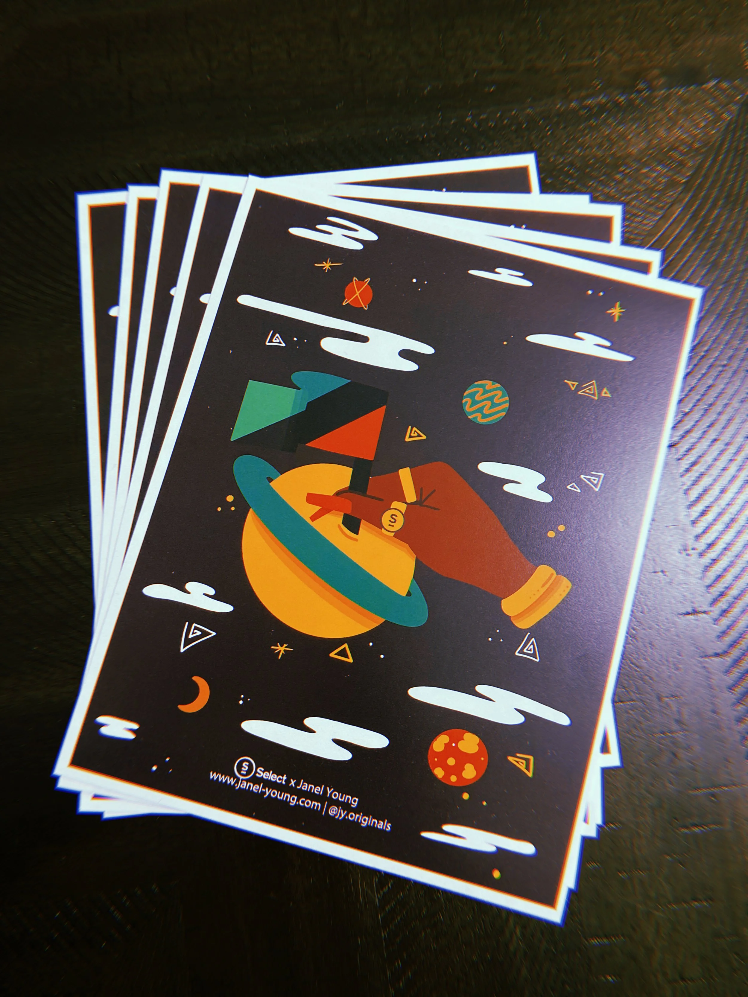 Augmented Reality Prints + Enamel Pin — JANEL YOUNG