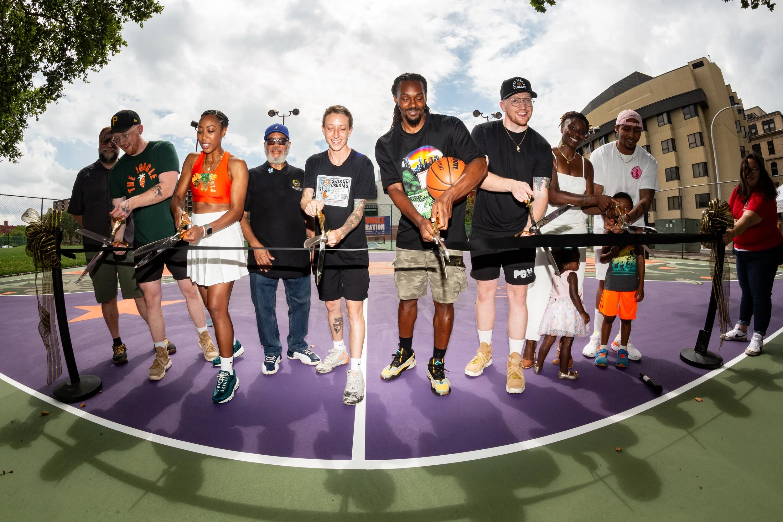 "The Jungle" Art Basketball Court — JANEL YOUNG