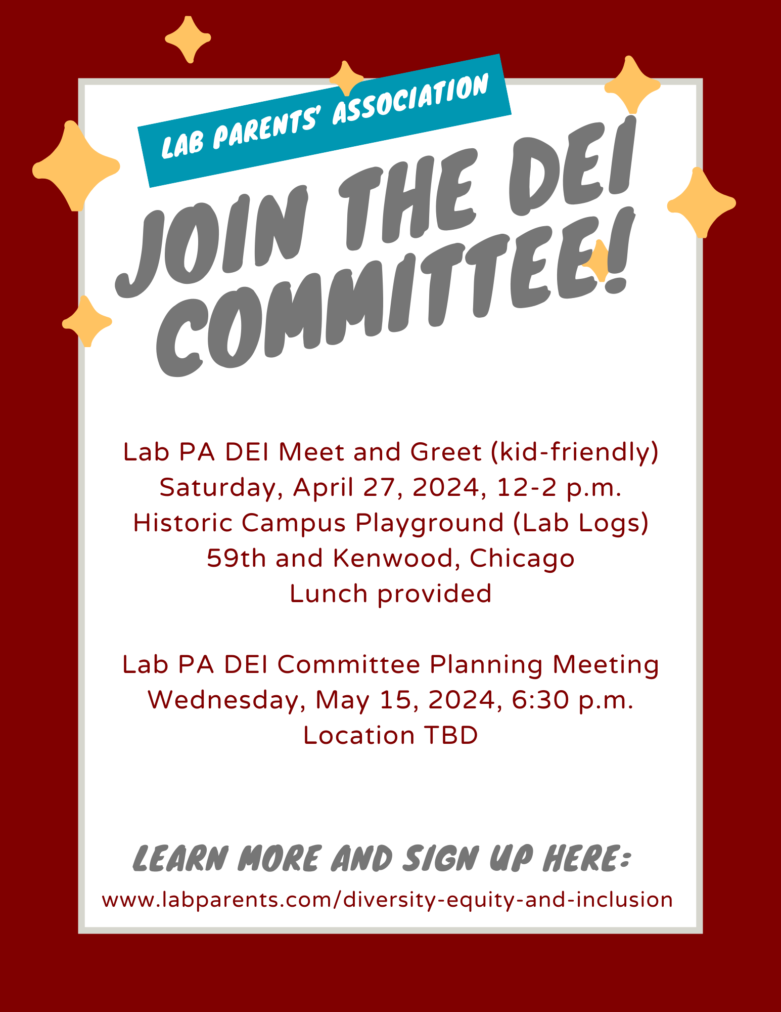 DEI Committee — Lab Parents' Association