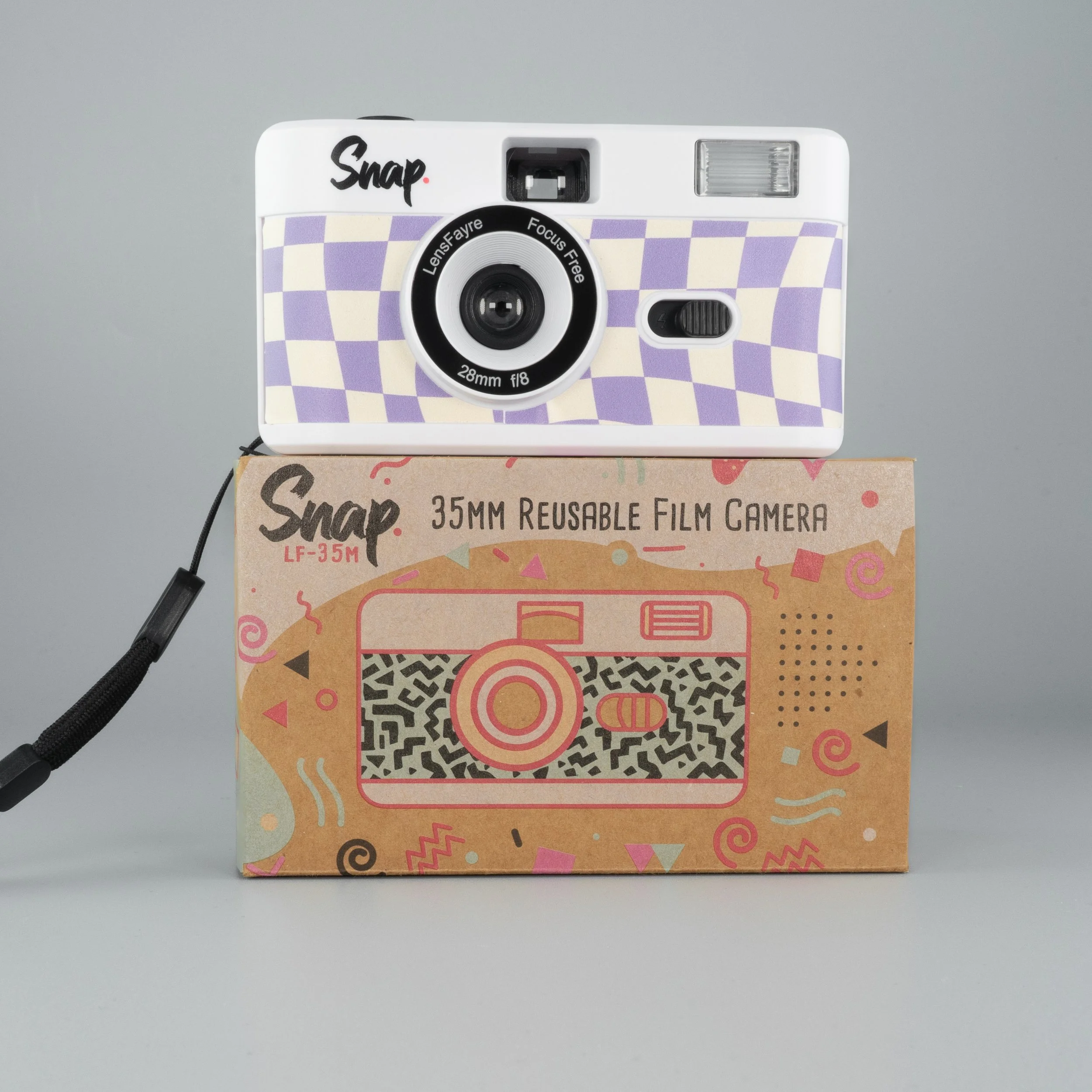 Snap LF-35M - Checkmate (Purple) — LensFayre
