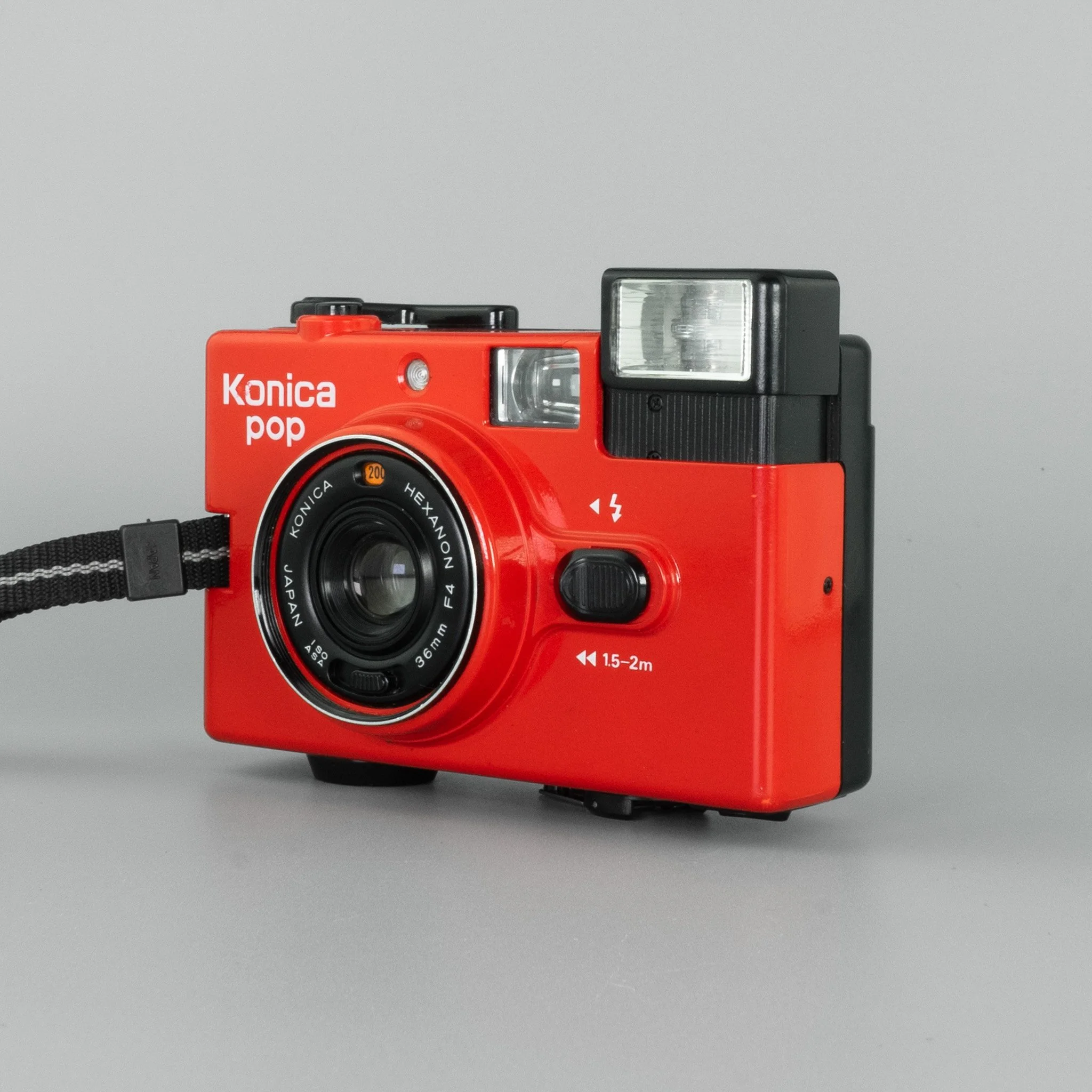 Konica Pop Red 35mm Point and Shoot Film Camera - Refurbished — LensFayre