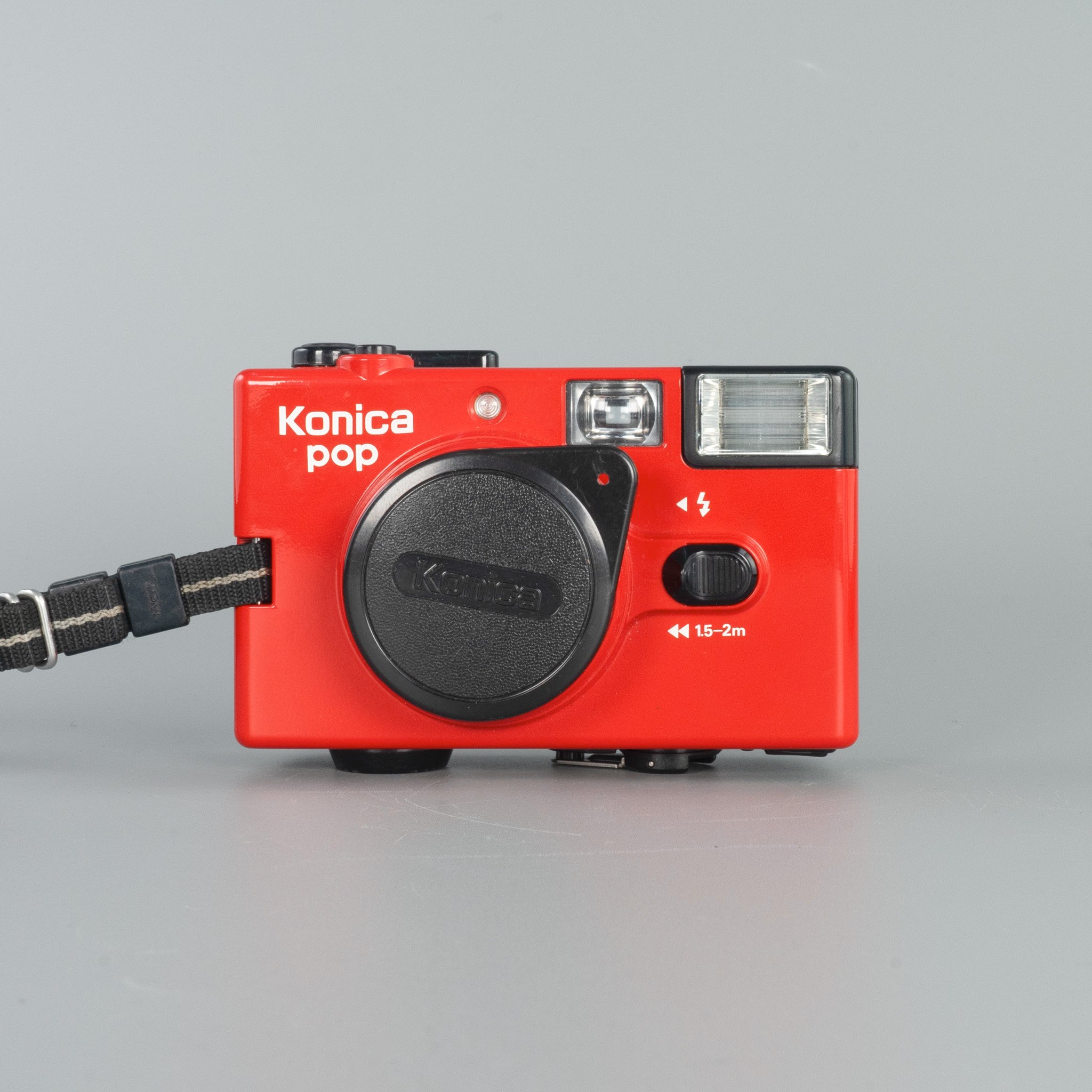 Konica Pop Red 35mm Point and Shoot Film Camera - Refurbished — LensFayre