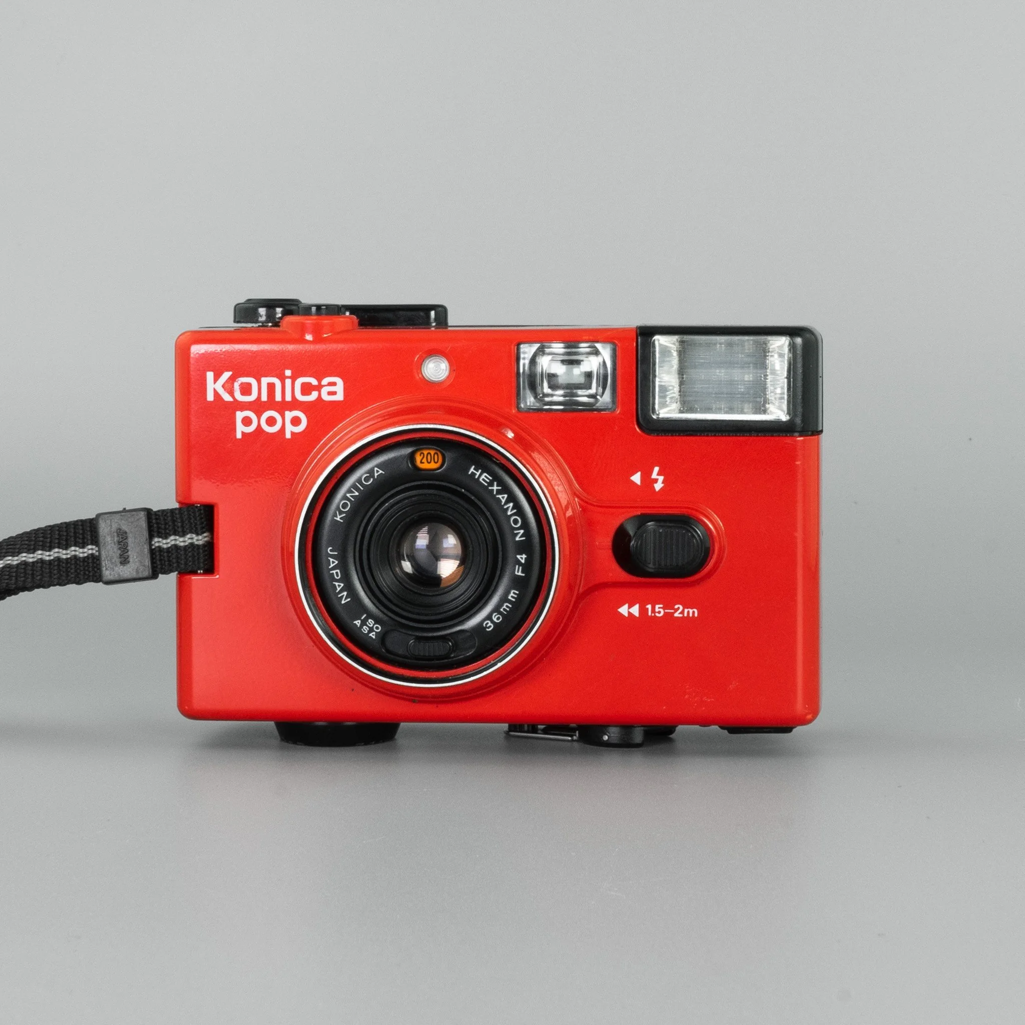 Konica Pop Red 35mm Point and Shoot Film Camera - Refurbished — LensFayre