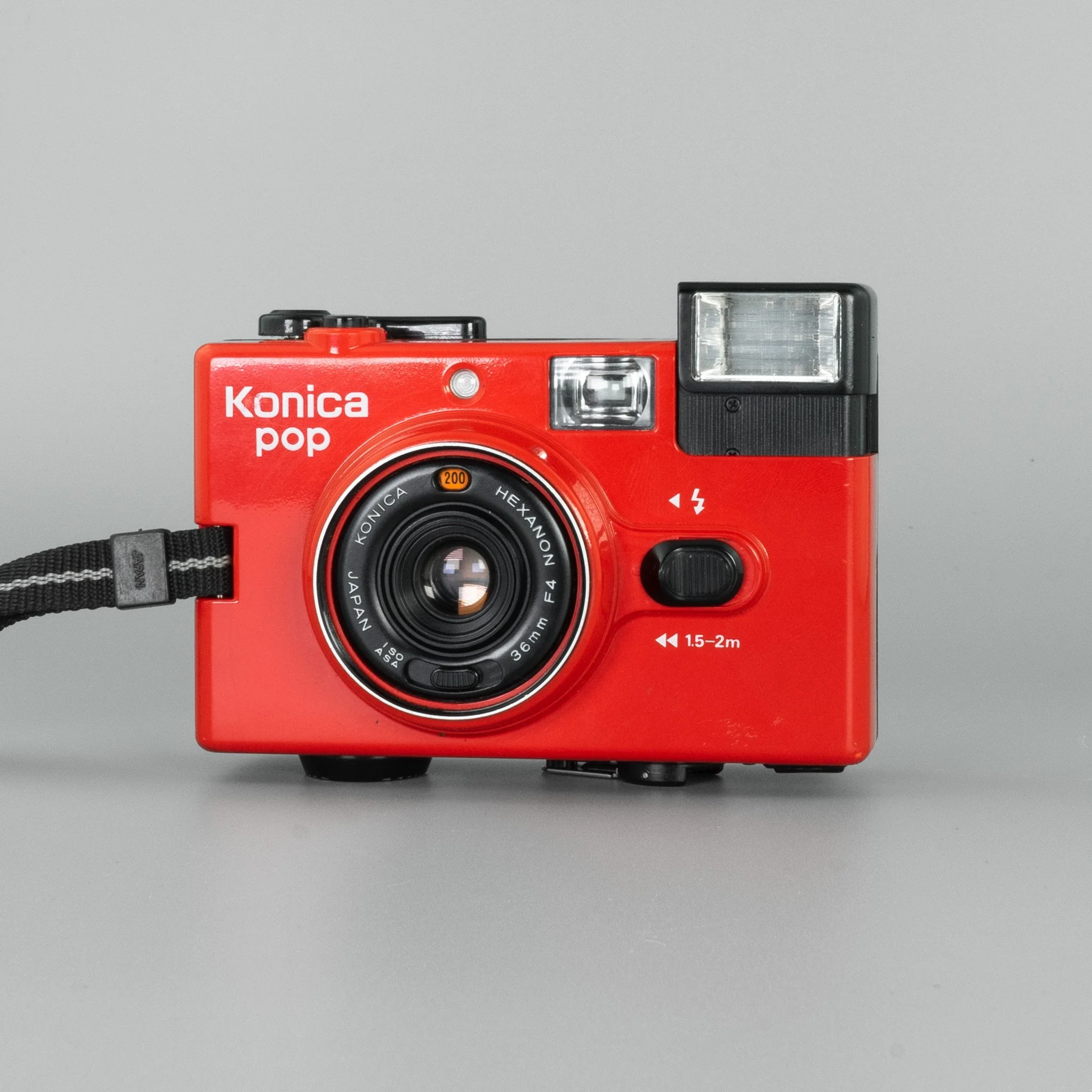 Konica Pop Red 35mm Point and Shoot Film Camera - Refurbished — LensFayre