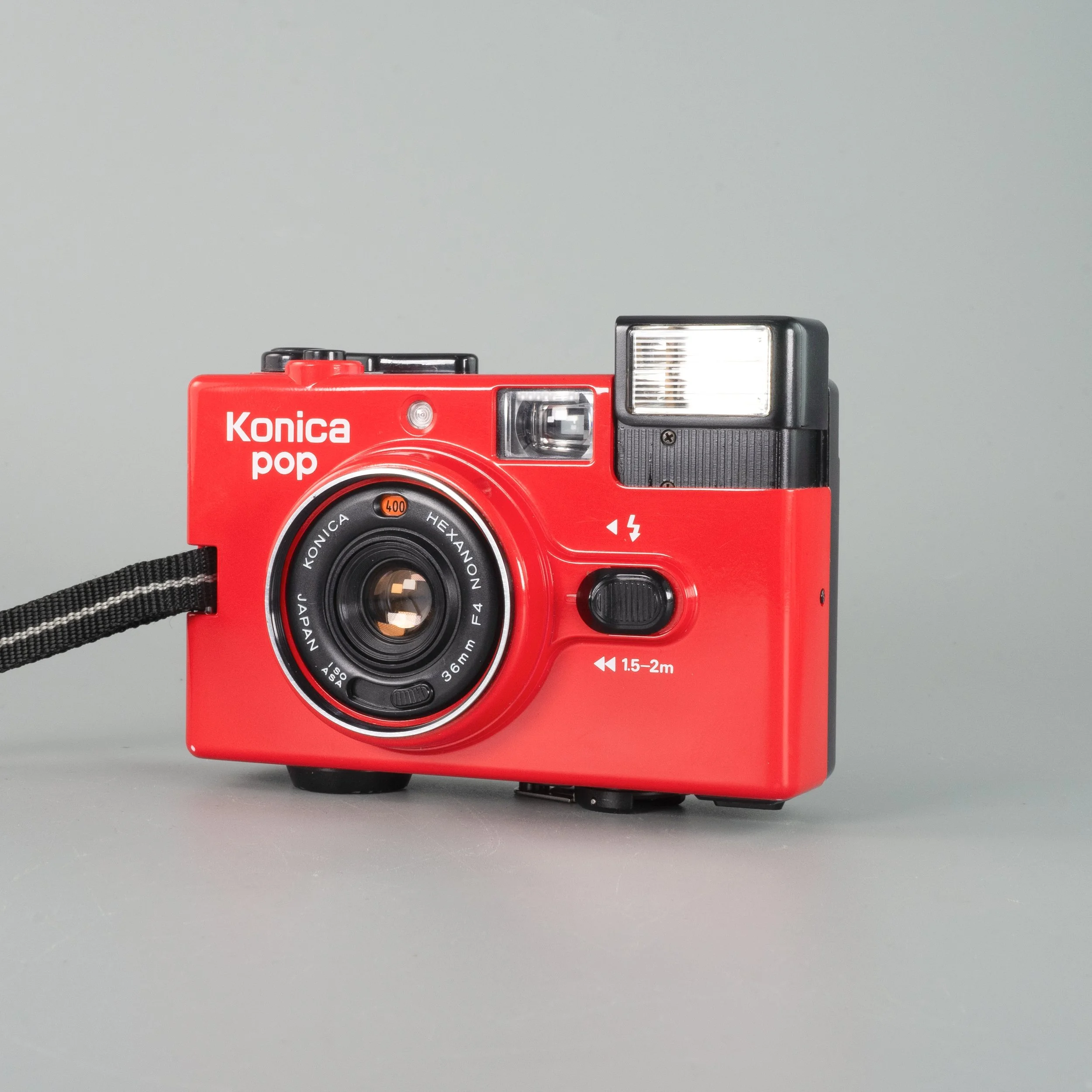 Konica Pop Red 35mm Point and Shoot Film Camera - Refurbished — LensFayre