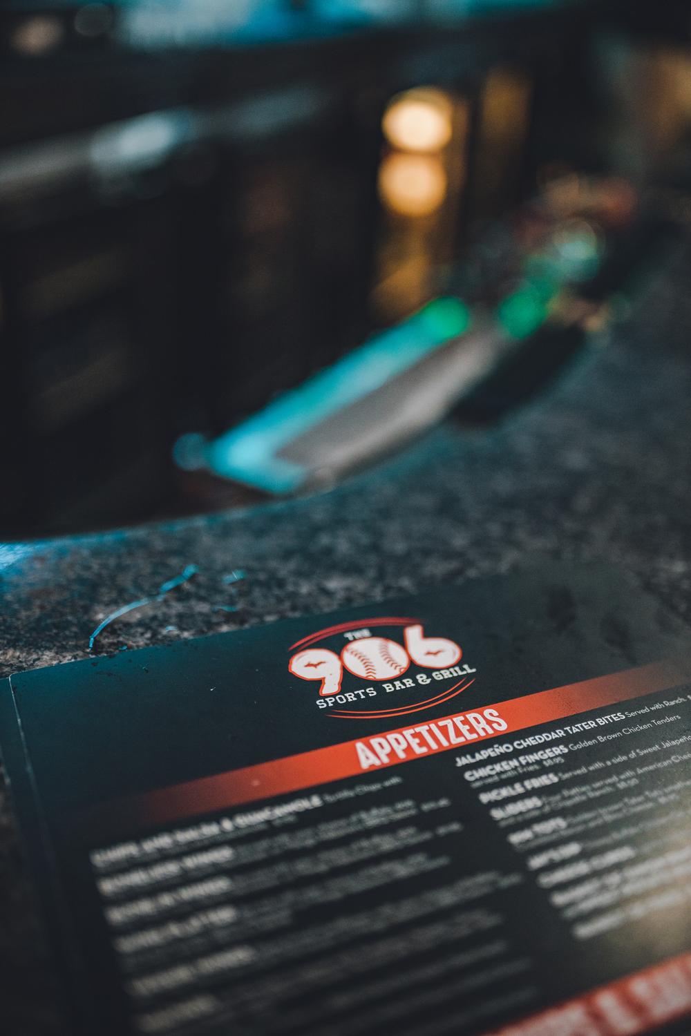Menu 1 — The 906 Sports Bar and Grill
